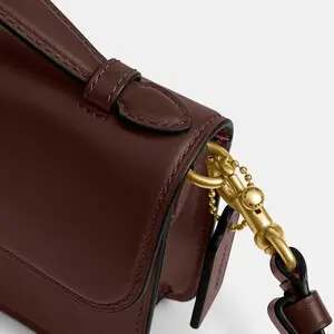 COACH Elora Top Handle Crossbody Bag - Brass/maple