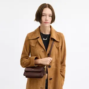 COACH Elora Top Handle Crossbody Bag - Brass/maple