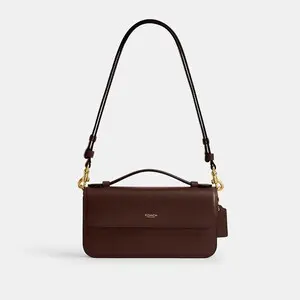 COACH COACH Elora Top Handle Crossbody Bag Brass/maple