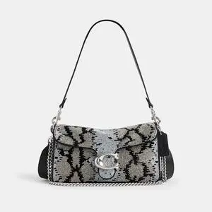 COACH Tabby Shoulder Bag 26 With Beaded Snake