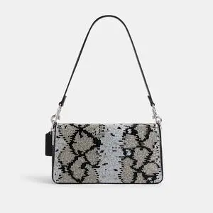 COACH Tabby Shoulder Bag 26 With Beaded Snake