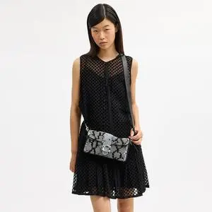COACH Tabby Shoulder Bag 26 With Beaded Snake