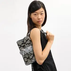 COACH Tabby Shoulder Bag 26 With Beaded Snake