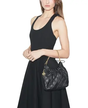 Tory Burch Mini Fleming Hobo Bag