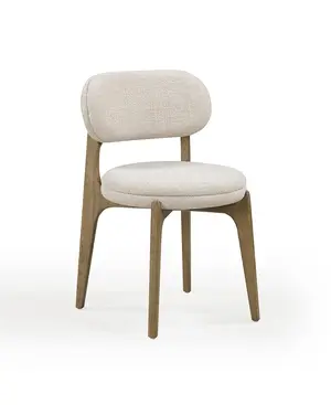 TOV FURNITURE Carnation Performance Fabric Dining Chair - Beige