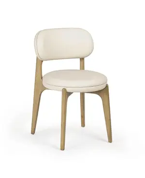 TOV FURNITURE Carnation Performance Fabric Dining Chair - Cream