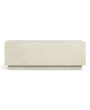 TOV FURNITURE Romy Coffee Table Cream Travertine