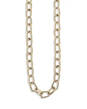 KING BABY STUDIO Pop Top Cut Out Necklace In 10k Yellow - Gold