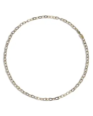 KING BABY STUDIO Pop Top Cut Out Necklace In 10k Yellow