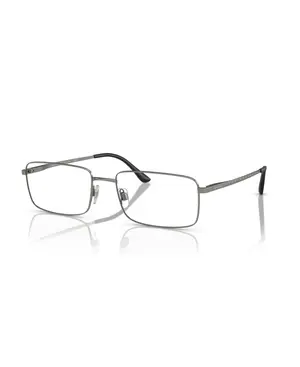 Giorgio Armani Square Eyeglasses - Matte Gunmetal