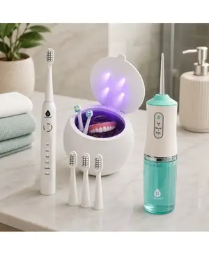 PURSONIC Complete Oral Care & Hygiene Bundle: Ultrasonic Cleaner Pod