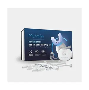 MYSMILE Teeth Whitening Kit With Led Light - White