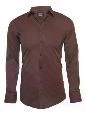 Men's Brown Long Sleeve Shirts