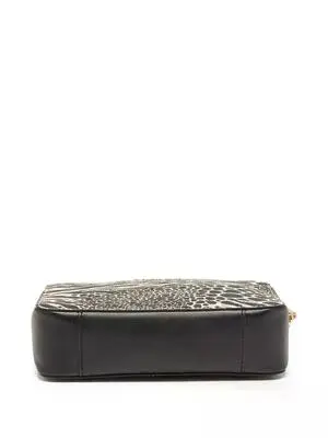 Michael Kors Animal-print Crossbody Bag - Black