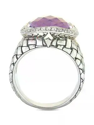 SCOTT KAY Diamond And Amethyst Dome Ring