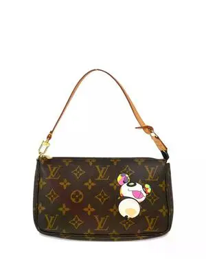LOUIS VUITTON 2004 Panda Pochette Handbag