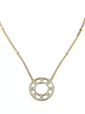 LB EXCLUSIVE 18k Yellow 3.5 Ct. Diamond Pendant Necklace