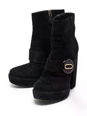 Prada 110mm Logo-appliqué Boots