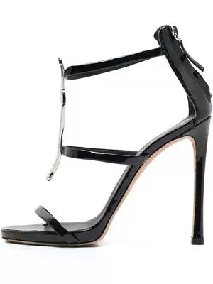 Women's Black Designer Sandals