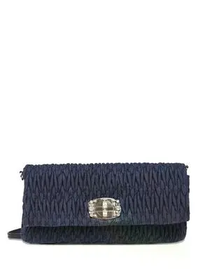 Miu Miu 2010 Matelassé Handbag - Blue