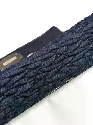 Miu Miu 2010 Matelassé Handbag - Blue