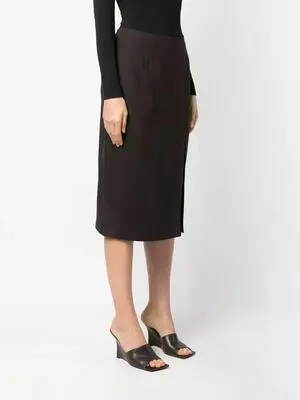Dior 2010 Side-slit Midi Skirt
