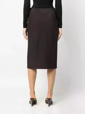 Dior 2010 Side-slit Midi Skirt
