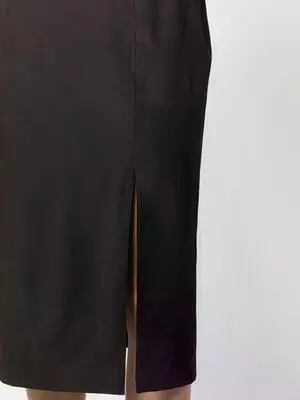 Dior 2010 Side-slit Midi Skirt