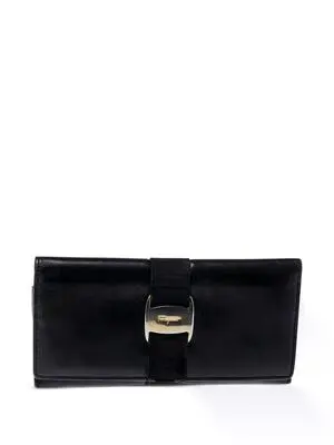 FERRAGAMO Leather Wallet - Black