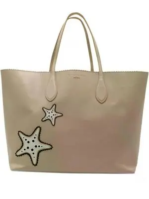Rochas Leather Tote Bag