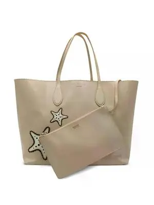 Rochas Leather Tote Bag