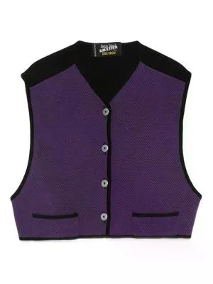 Jean Paul Gaultier 1990s Wool Vest - Purple