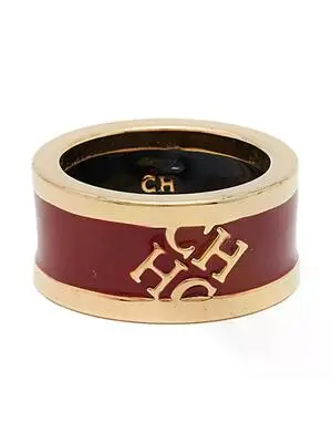 Carolina Herrera Logo-embossed Ring - Gold