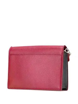 LOUIS VUITTON 2019 Bicolor Leather Mylockme Chain Pochette - Brown