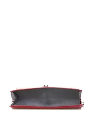 LOUIS VUITTON 2019 Bicolor Leather Mylockme Chain Pochette - Brown