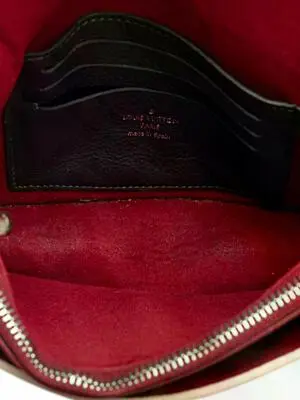 LOUIS VUITTON 2019 Bicolor Leather Mylockme Chain Pochette - Brown