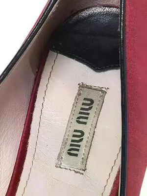 Miu Miu Embroidered Crystal Pumps