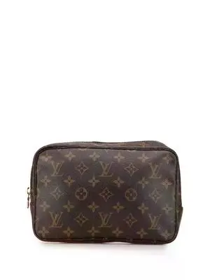 LOUIS VUITTON 1987 Monogram Trousse Toilette 23 Clutch