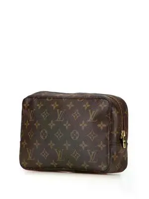 LOUIS VUITTON 1987 Monogram Trousse Toilette 23 Clutch