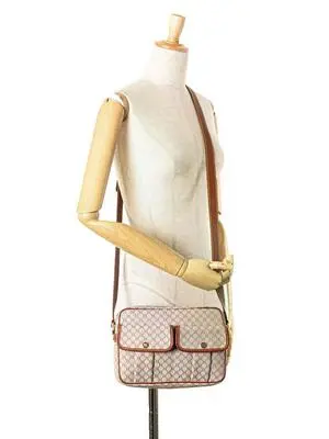 Celine 2010 Macadam Canvas Crossbody Bag