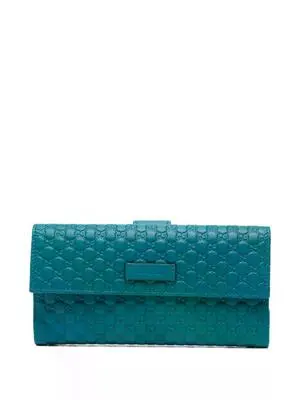 Gucci Double G Wallet - Blue