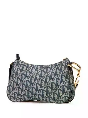 Dior Diorissimo Trotter Canvas Double Saddle Crossbody Bag