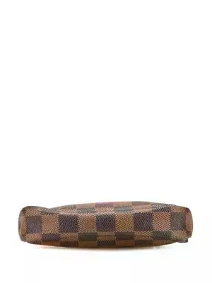 LOUIS VUITTON 2008 Damier Ebene Trunks And Bags Mini Pochette Accessoires