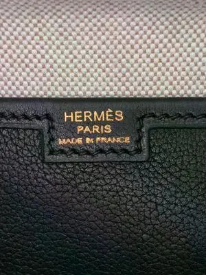 Hermès 2012 Evergrain Jige Pm Clutch Bag - Black