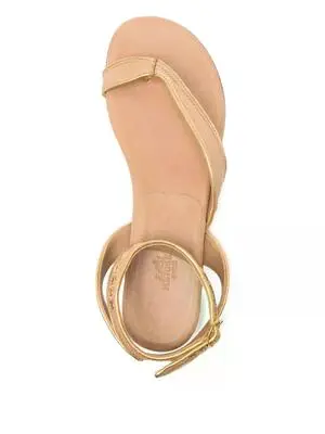 Hermès Leather Flat Sandals