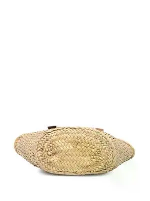 Loewe 2019 Small Raffia Basket Tote Bag