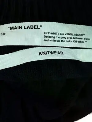 Off-White Logo Stripe Sweater