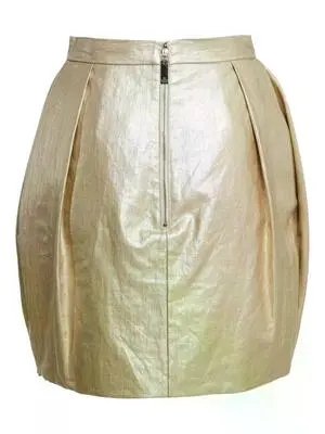 Elisabetta Franchi Linen Mini Skirt