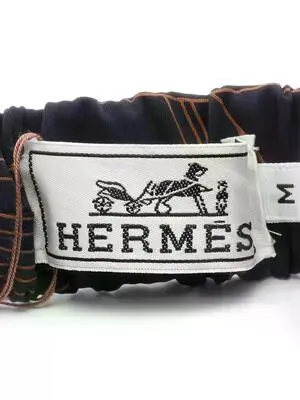 Hermès Abstract-print Headband