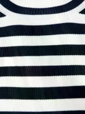 Tory Burch Striped Turtleneck Top